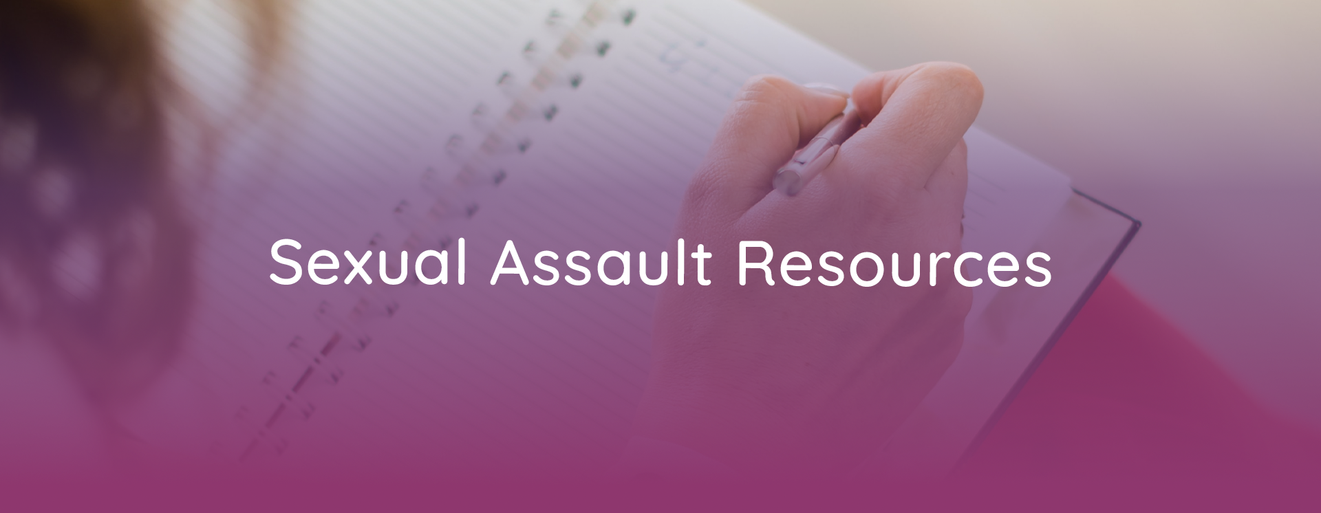 Sexual Assault Resources - Signs of HOPE