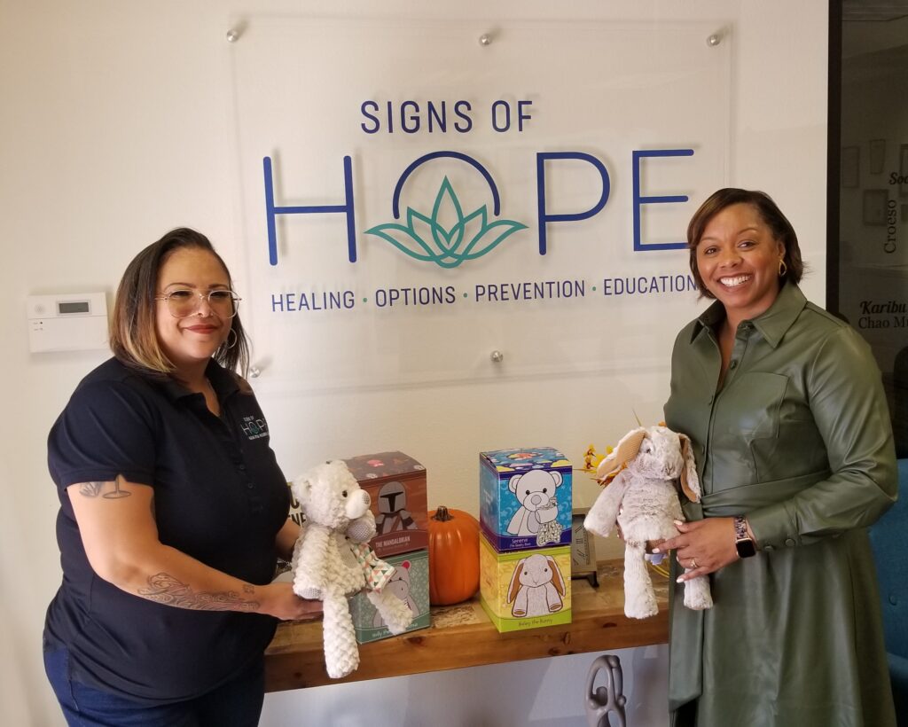 Nonprofits provide resources to victims - Signs of HOPE